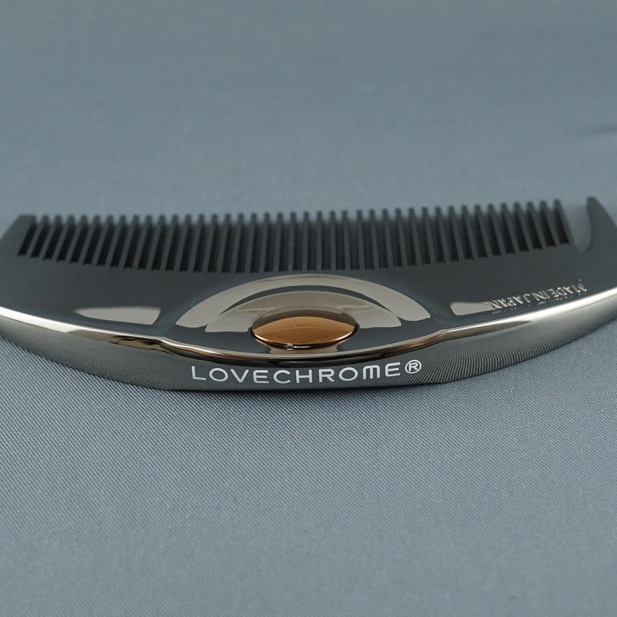 LOVECHROME LOVE CHROME PGツキ プレミアムブラック コーム USED美品 ラブクロム ヘアコーム 櫛 スタイリング ...
