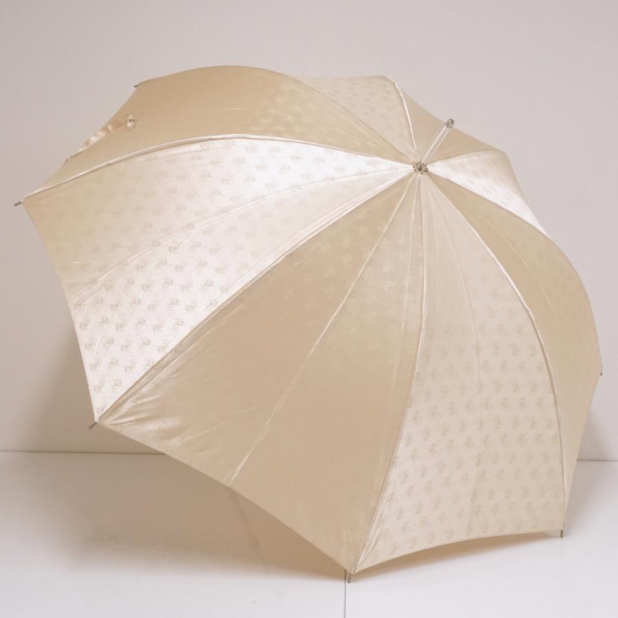 傘 NINA RICCI ニナリッチ USED美品 ライトベージュ ロゴ ブランド グラス骨 60cm A1875 : ウィット - 通販 - Yahoo!ショッピング