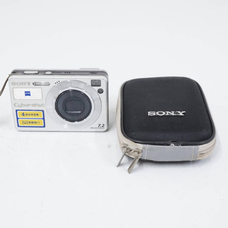 サイバーショット SONY Cyber-Shot DSC-W110 デジタルカメラ USED品 本体+バッテリー 海外モデル 光学4倍ズーム ...