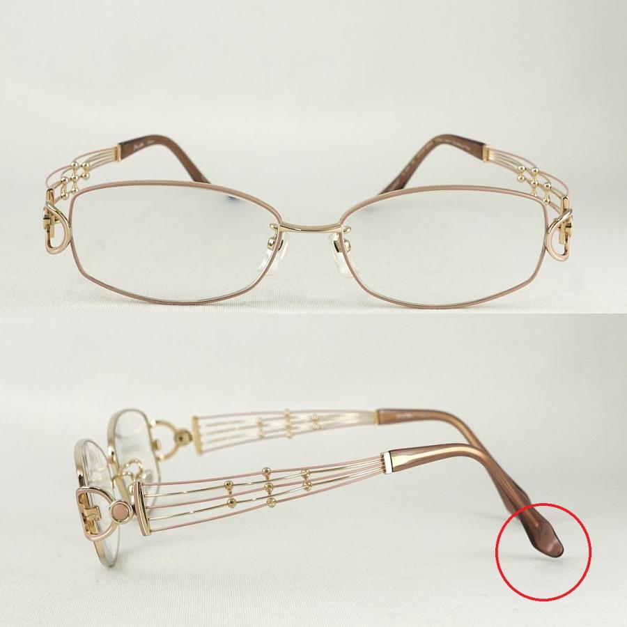 老眼鏡 CHARMANT Quintet XL1406 USED美品 ラインアートシャルマン レディース エクセレンスチタン ケース付 日本製 ...