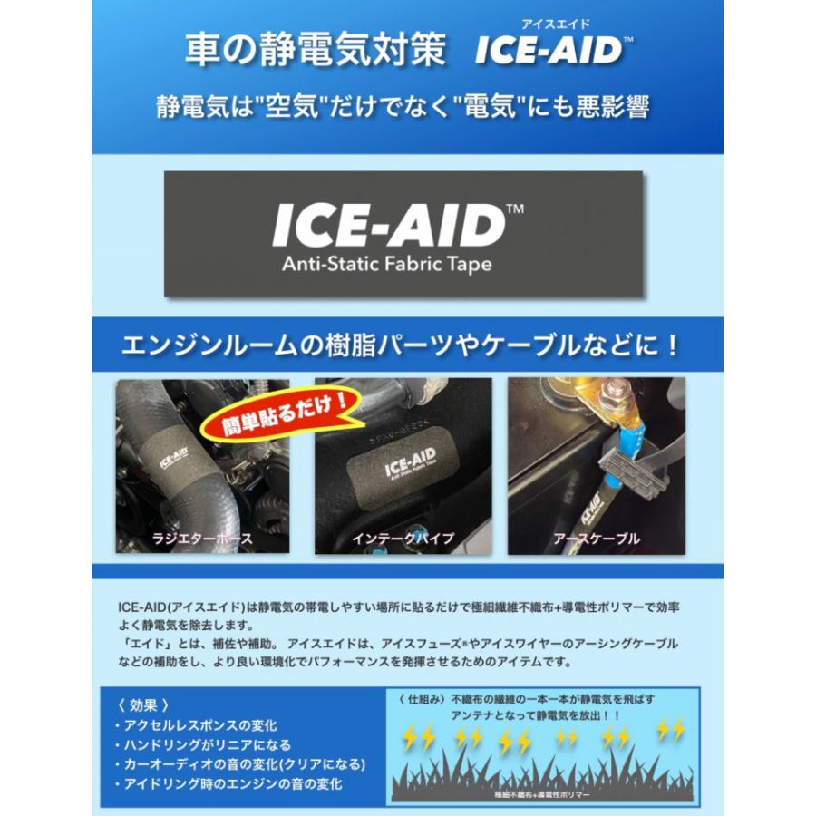 アイスエイド ICE-AID IA-50 新パッケージ 2枚セット 静電気 除去 シールタイプ 簡単貼付 アンチスタティックテープ 200× ...