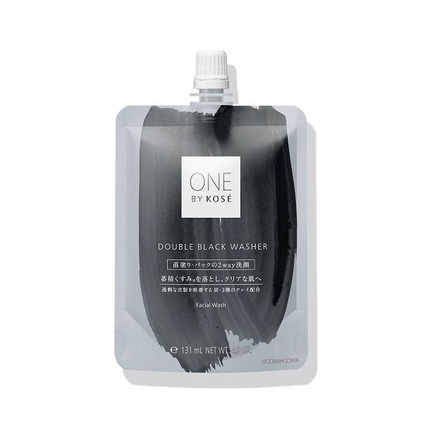 ONE BY KOSE ONE BY KOSE（ワンバイコーセー） ダブル ブラック ウォッシャー 140g（洗顔料） : 化粧品通販 WLB ...