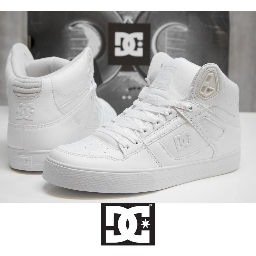 【新品】正規品 DC SHOES PURE HIGH-TOP WC SE SN - 25.0 WHITE/WHITE/WHITE(XWWW ...