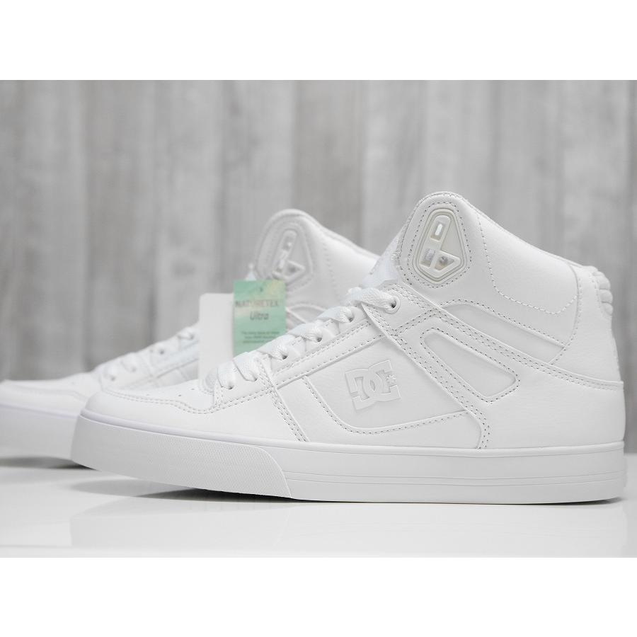 【新品】正規品 DC SHOES PURE HIGH-TOP WC SE SN - 26.0 WHITE/WHITE/WHITE(XWWW ...