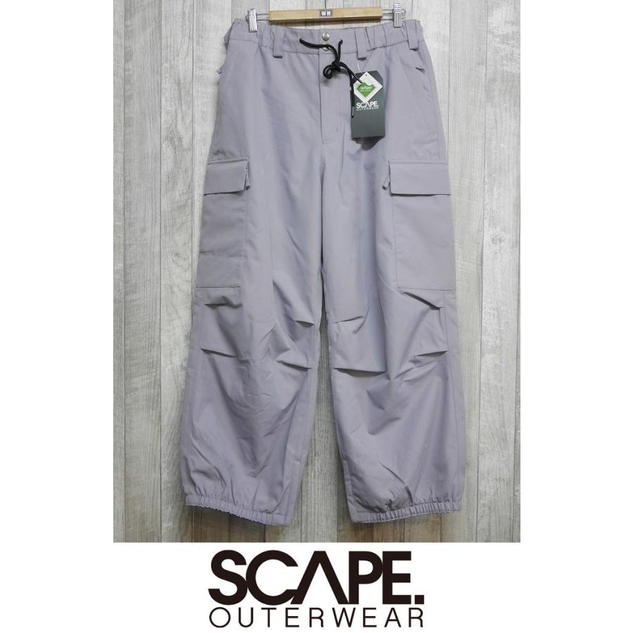【新品:SALE】25 SCAPE BAGGY PANTS - Sサイズ SMOKE VIOLET 正規品 スノーボード ウェア ワイド ...