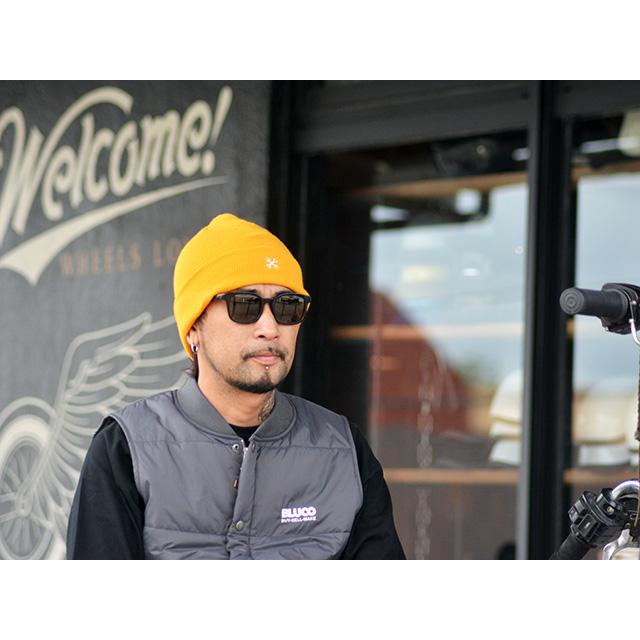 全5色【BLUCO/ブルコ】2023AW「Standard Beanie/スタンダードビーニー」(1417)(BWG/UNCROWD/アンクラウド/アメカジ/ハーレー/バイカー/WOLF ...