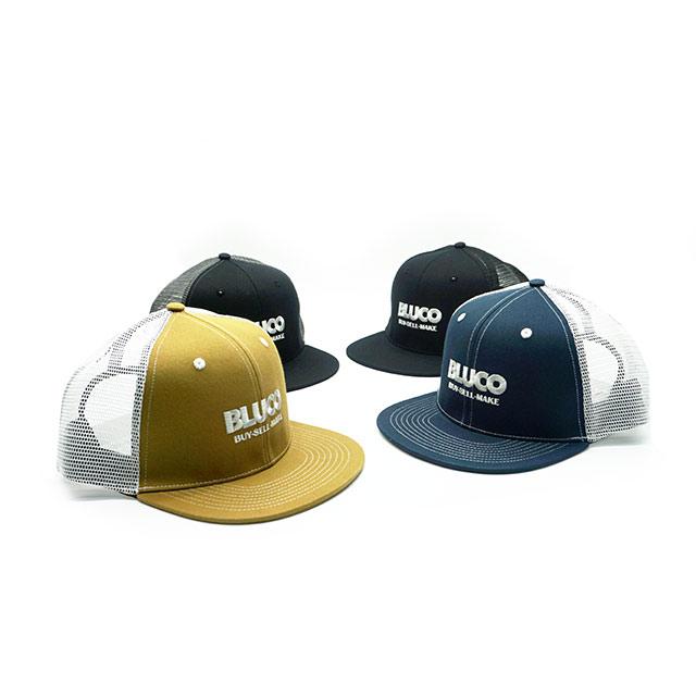 全4色【BLUCO/ブルコ】2024SS「6 Panel Mesh Cap"Logo"/6パネルメッシュキャップ”ロゴ”」(143-61 ...