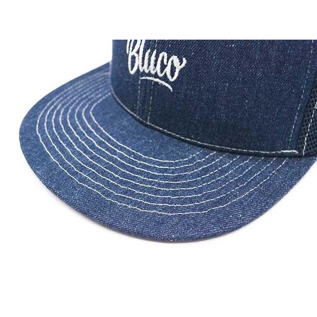 全4色【BLUCO/ブルコ】2024SS「6 Panel Mesh Cap"Script"/6パネルメッシュキャップ”スクリプト”」(143-61-002)(アンクラウド/アメカジ/ハーレー ...