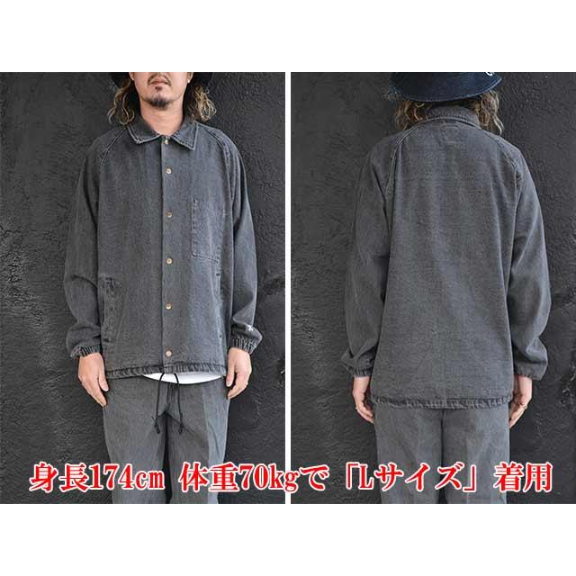 全2色【BLUCO/ブルコ】2025SS「12oz Denim Coach Jacket/12オンスデニムコーチジャケット」(151-31-026)(UNCROWD/アンクラウド/WOLF ...