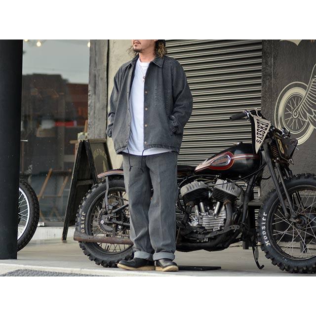 全2色【BLUCO/ブルコ】2025SS「12oz Denim Coach Jacket/12オンスデニムコーチジャケット」(151-31-026)(UNCROWD/アンクラウド/WOLF ...