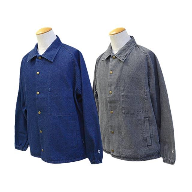 全2色【BLUCO/ブルコ】2025SS「12oz Denim Coach Jacket/12オンスデニムコーチジャケット」(151-31-026)(UNCROWD/アンクラウド/WOLF ...