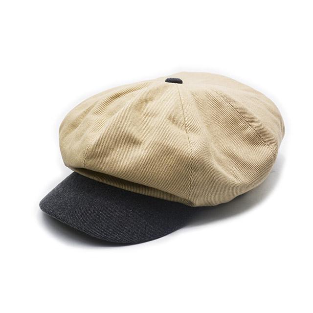 全4色【BLUCO/ブルコ】2025SS「News Boy Cap/ニュースボーイキャップ」(153-61-033)(UNCROWD/アンクラウド/アメカジ/ハーレー/帽子/プレゼント/ウルフ ...