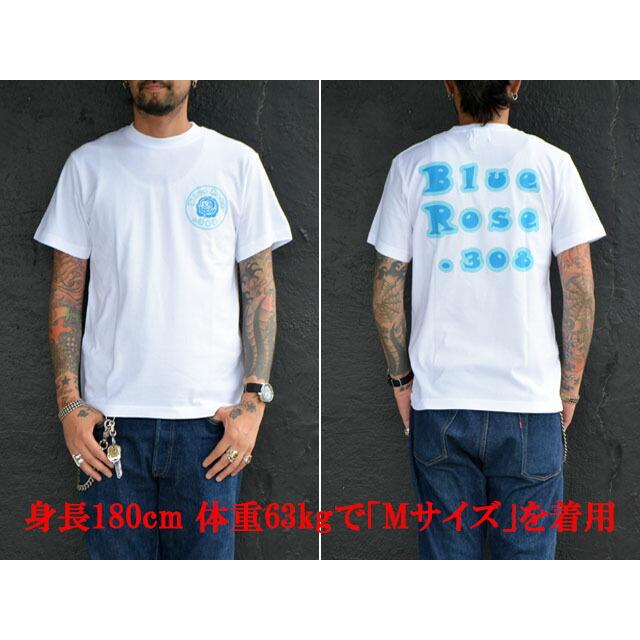 【BLUE ROSE.308/ブルーローズ.308】「Crew Neck Tee”Blue Rose Graphic"/クルーネックTee ...