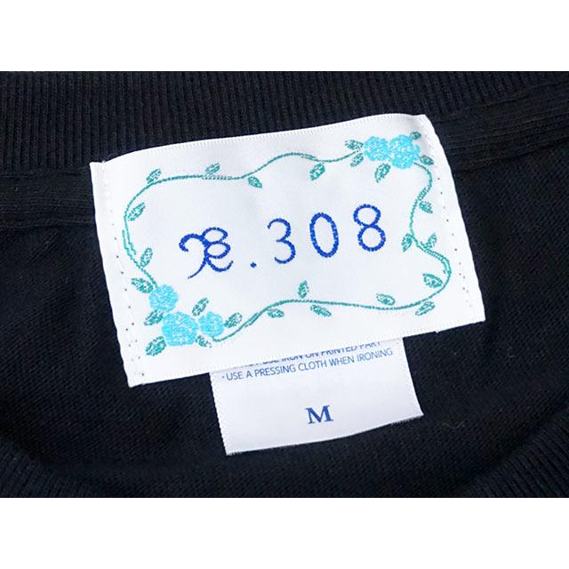 【BLUE ROSE.308/ブルーローズ.308】「Crew Neck Ribless L/S Tee”Checker Flag"/クルー ...