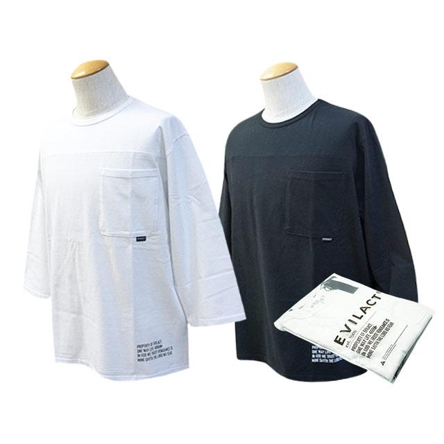 2枚組【EVILACT/イーブルアクト】「2 Pack Q/S Tee/2パッククォータースリーブTee」(EA-2P-QS)(GOODSPEED equipment/ハーレー/アメカジ ...