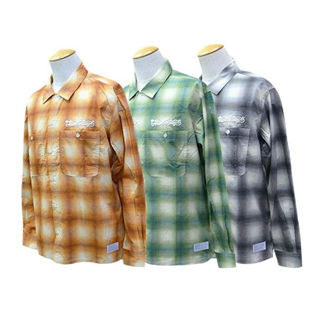 【EVILACT/イーブルアクト】2025SS「Omble Shirts/オンブレシャツ」(EA-ACT1-S01)(グッドスピードイクイップメント/ハーレー/バイカー/アメカジ/ウルフパック ...