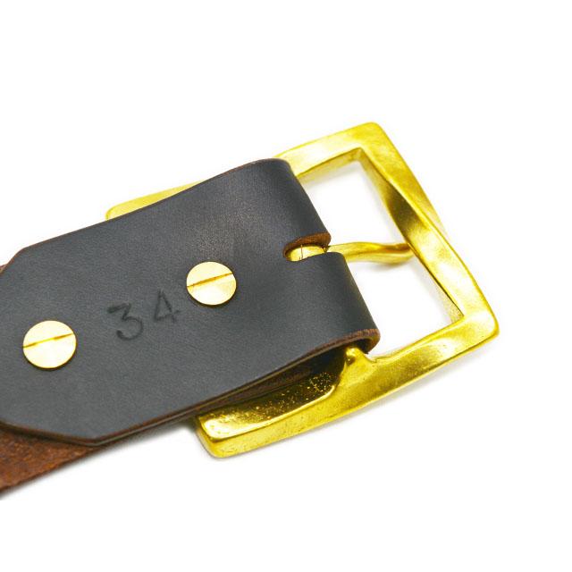 【Migwetch Leather Products/ミーグウィッチレザープロダクツ】「Garrison Belt”Chromexcel ...