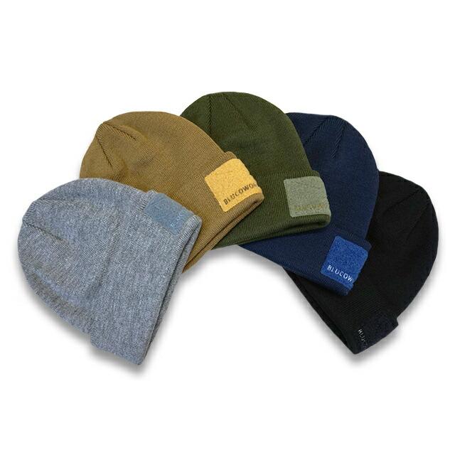 全5色【BLUCO/ブルコ】2022AW「Patch Beanie/パッチビーニー」(OL-231-022)(UNCROWD/アンクラウド/WOLF PACK/ウルフパック) : ol-231 ...