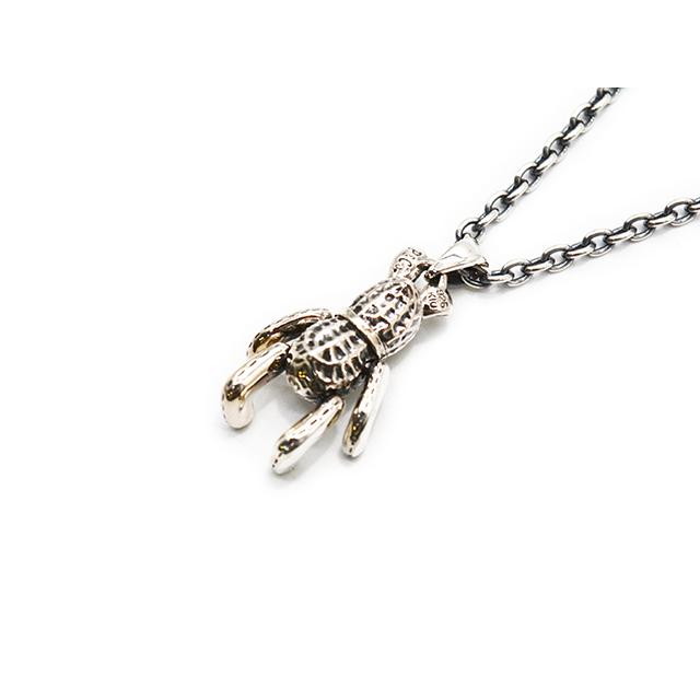 【Peanuts&Co/ピーナッツカンパニー】「Teddy Bunny Peanuts Pendant Top＆Small Hook Chain”Round”」(Silver925×K10 ...