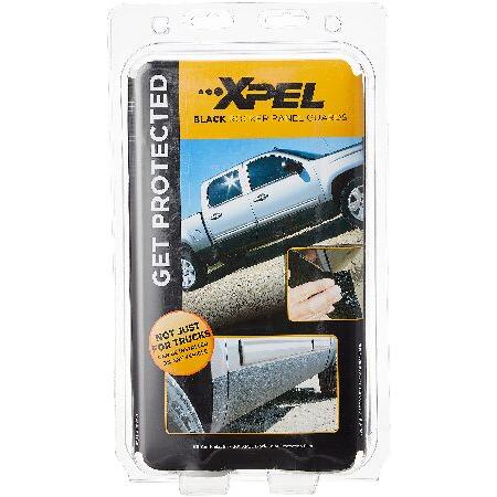 XPEL ブラック ユニバーサル ロッカー パネル ガード (9インチ x 30フィート) ペイント プロテクション フィルム キット ...
