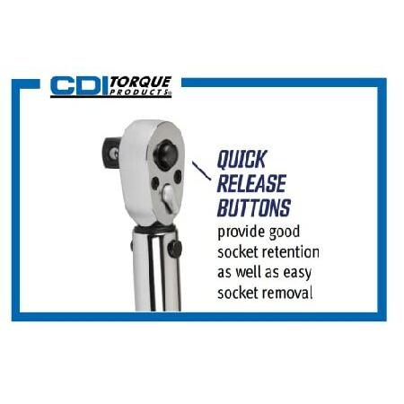 CDI トルク 2502MRMH 3/8インチ ドライブメタルハンドル クリックタイプ トルクレンチ トルク範囲 30~250-Inc ...