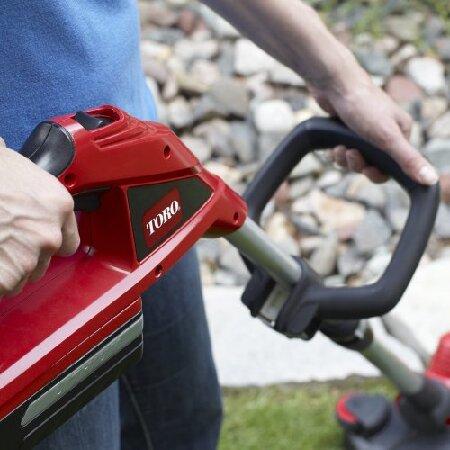 Toro 51484 Cordless 12-Inch 20-Volt Lithium-Ion Electric Trimmer/Edger ...