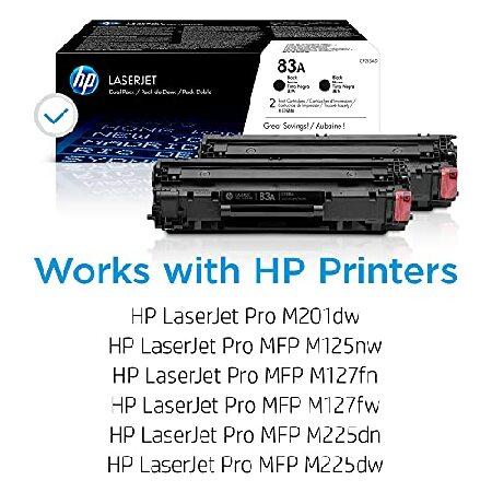 HP 83A Black Toner Cartridges (2-pack) | Works with HP LaserJet Pro ...