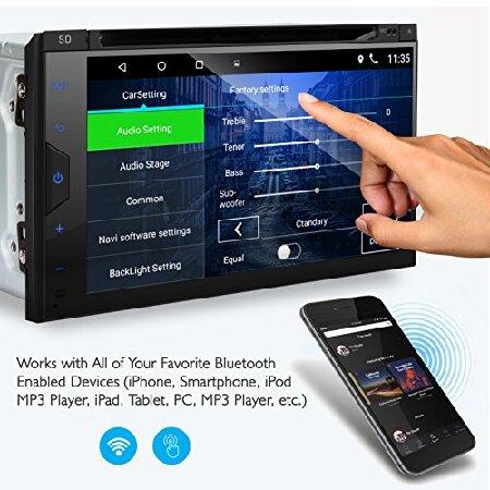 Pyle Car Stereo Receiver System - Double DIN Android Touch Screen ...