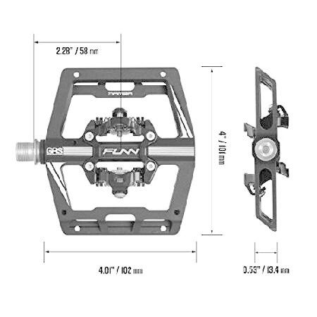 Funn(ファン) マンバ(Mamba) クリップレス ペダル セト、スプリング