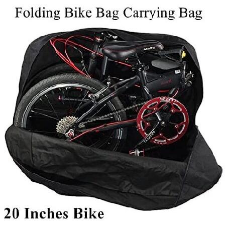 AMOMO Folding Bike Bag 14 inch to 20 Bicycle Travel Carrier Case Box Carry Pouch Transport ...