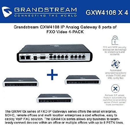 Grandstream GXW4108 4-Units IP Analog Gateway 8 Ports FXO : World ...