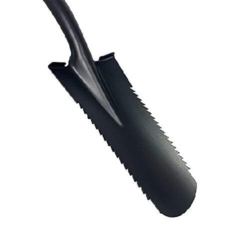 Ashman Drain Spade Teeth Shovel (1 Pack) - 48 Inches Long Handle with D ...