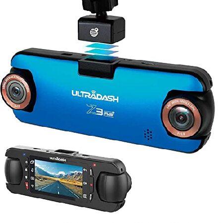UltraDash Z3+ Standard Edition - Dual Lens Dash Cam HD 2K 1440P, Telephoto Zoom-in Lens, 140 ...