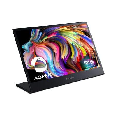 AOPEN Portable Monitor 16PM6QT bmiux 15.6-inch Full HD (1920 x 1080) IPS Touch (2 USB Type-C ＆ 1 ...