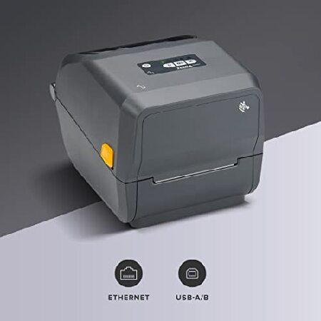 Zebra ZD421 Thermal Transfer Desktop Printer 203 dpi Print Width 4-inch ...