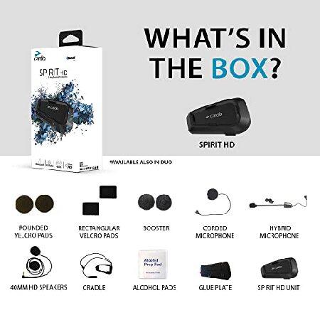 Cardo Systems Spirit HD Motorcycle Bluetooth Communication Headset ...