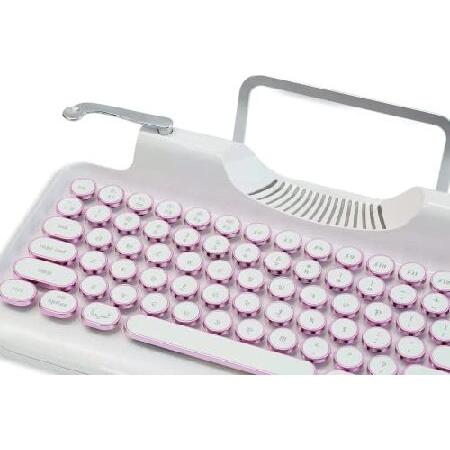KNEWKEY RYMEK Typewriter Style Mechanical Wired ＆ Wireless Keyboard ...
