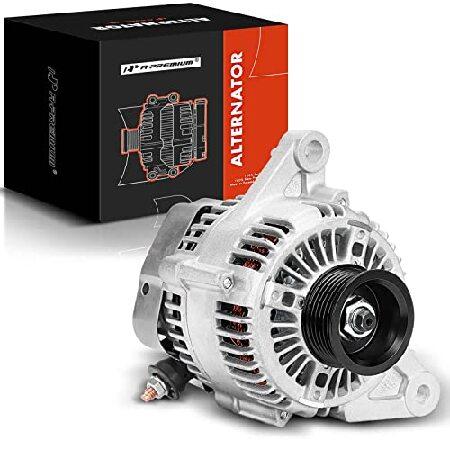 A-Premium オルタネーター ジープ・ラングラー2001 2002 2003 2004 2005 2006 4.0L TJ 2001-2006 2.4L 12V 117A 時計回り 6溝 ...