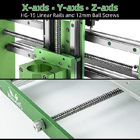 FoxAlien x WoodMads WM-3020 CNC Router for Metal Caving, 300W Spindle ...