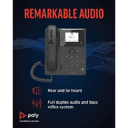 Poly CCX 350 Microsoft Teams-統合IPデスクフォン(Plantronics + Polycom ...