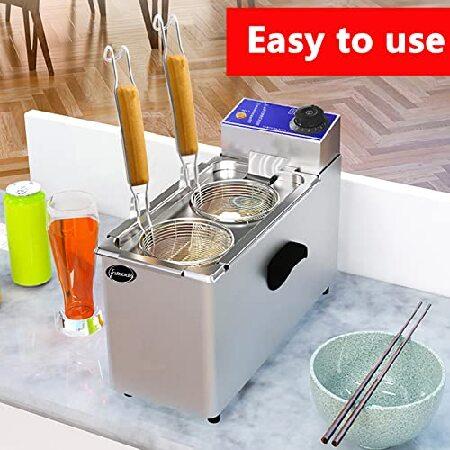 Iproods Electric Noodles Cooking Machine, Table Top 2 Hole Pasta Cooker ...