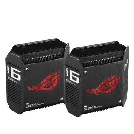 ASUS ROG Rapture GT6 (2PK) Tri-Band WiFi 6 Gaming Mesh WiFi System ...