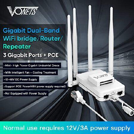 Vonets VAR1200-H Industrial Gigabit Mini Dual Band Smart WiFi Bridge ...