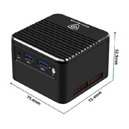 MOGINSOK Ultra Small 2.5GbE Firewall Appliance Mini PC, 4x2.5GbE Intel I226V Nics 12th Gen Intel ...