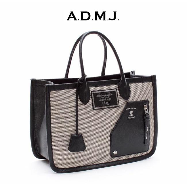 A.D.M.J (ポイント10倍) ADMJ エーディーエムジェイ クシャンブレー トート32cm 23SS01014 : rish - 通販 - Yahoo!ショッピング