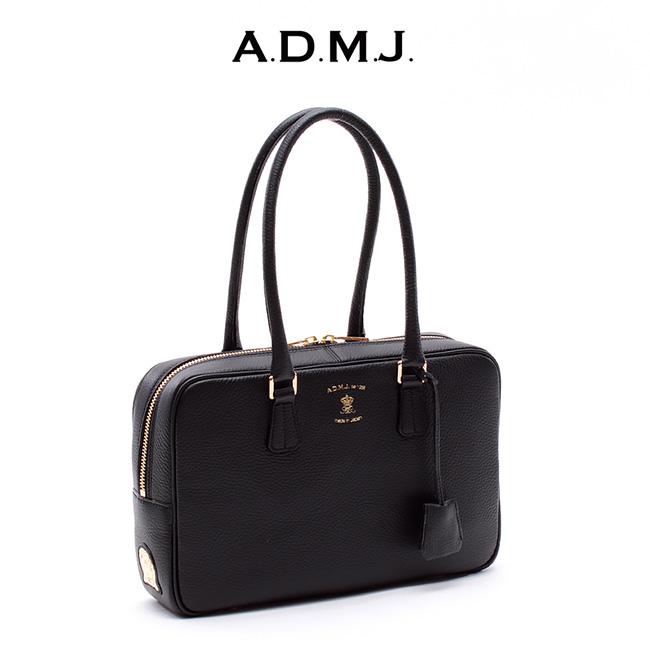 A.D.M.J (ポイント10倍) ADMJ エーディーエムジェイ SHRINKLEATHER BOSTONBAG 牛革 ボストンバッグ 28cm ACS01083 : rish - 通販 ...