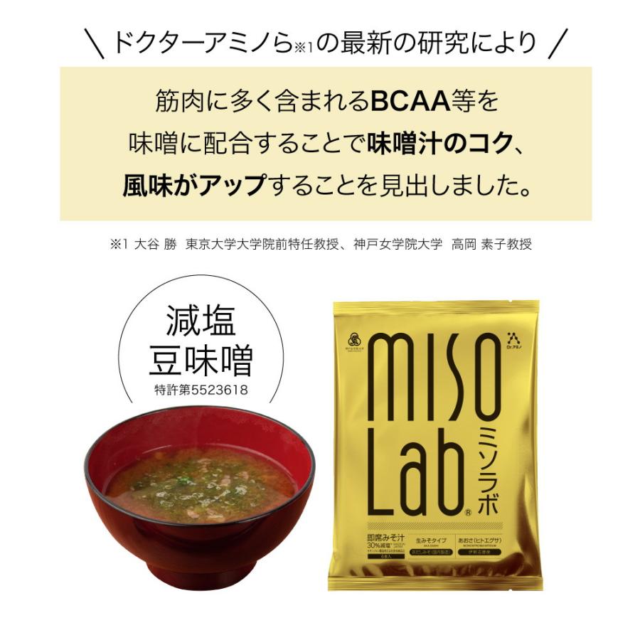 ドクターアミノ Dr. Amino'S MISO Lab（ミソラボ）6食入 ドクターアミノこと大谷勝先生 開発 : ウーマンジャパン - 通販 - Yahoo!ショッピング
