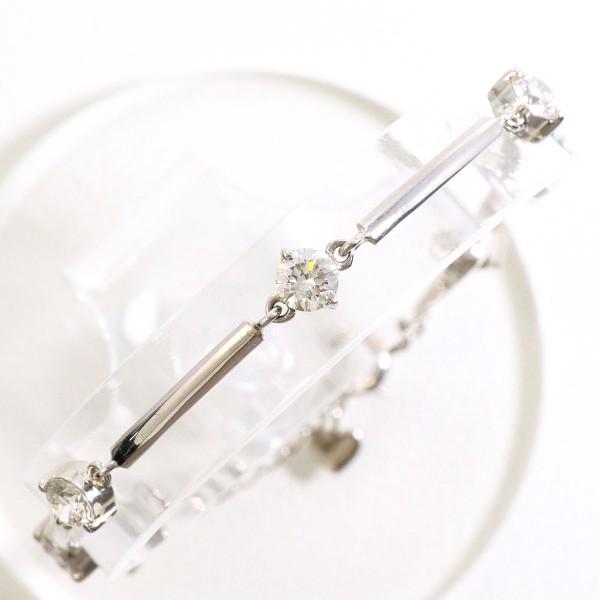 ブレスレット PT900 プラチナ ダイヤ 2.006 VVS〜SIクラス 鑑別書 総重量約6.8g 約19cm : ワンダープライス Yahoo!店 - 通販 - Yahoo!ショッピング