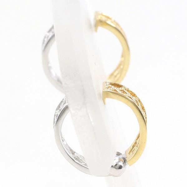 イヤリング K18 18金 YG イエローゴールド K14WG 総重量約0.9g : 100302050b200587 : ワンダープライス Yahoo!店 - 通販 - Yahoo!ショッピング