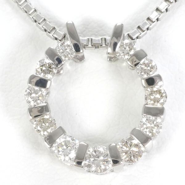 ネックレス PT900 プラチナ PT850 ダイヤ 0.36 総重量約6.9g 約40cm : 100302050b300489 : ワンダープライス Yahoo!店 - 通販 ...